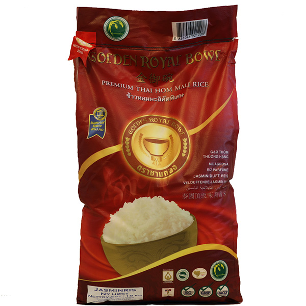 Jasmine Rice Golden Royal Bowl - 20kg - Danmad